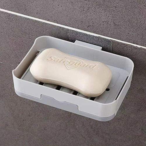 STOIQE Self-Adhesive Powerful Soap Holder for Bathroom Shower and ...