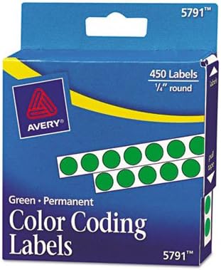 Amazon.com : Avery Products - Avery - Permanent Self-Adhesive Color ...
