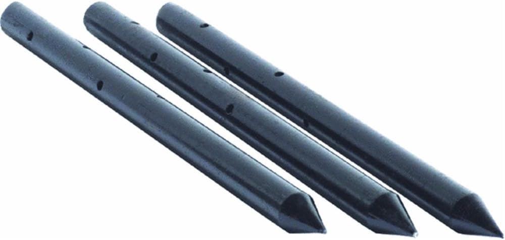 Amazon.com : Grip Rite Round Steel Stakes With Holes 3/4" X 18" (Pack ...
