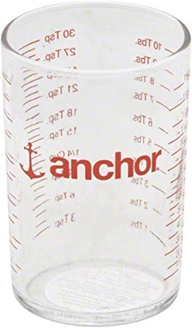 Amazon.com: Anchor Hocking Graduated Measuring Glass, Set of 2, Clear ...