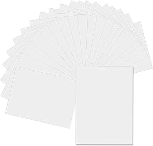 20 Pcs Blank Mylar Stencil Sheets,A4 Square Mylar Stencil Sheets ...