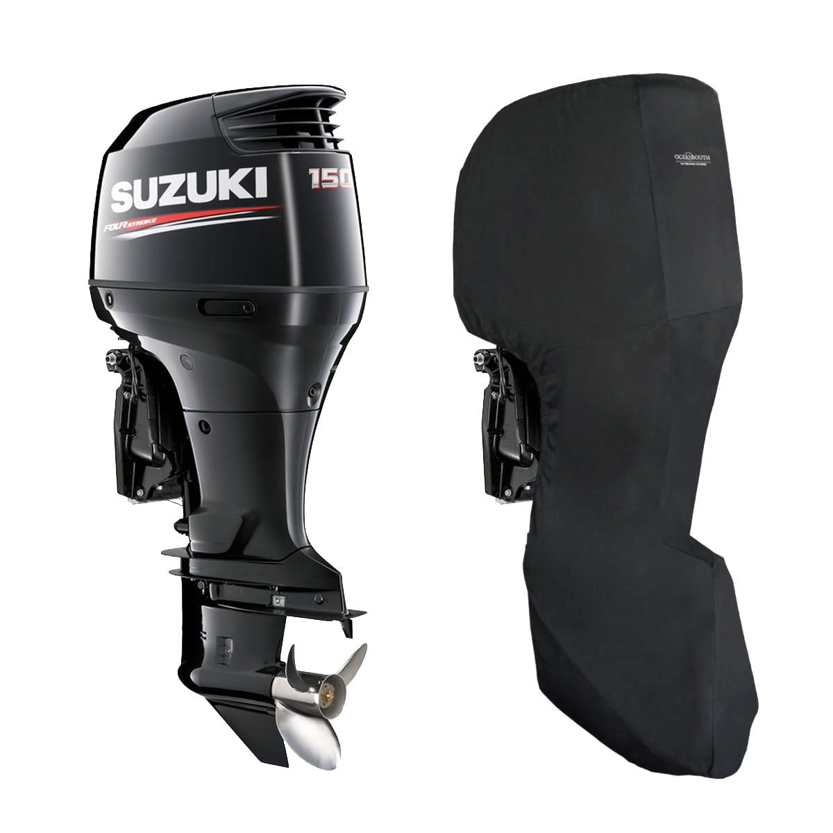 Amazon.com: Oceansouth Custom Fit Full Covers for Suzuki Outboard ...