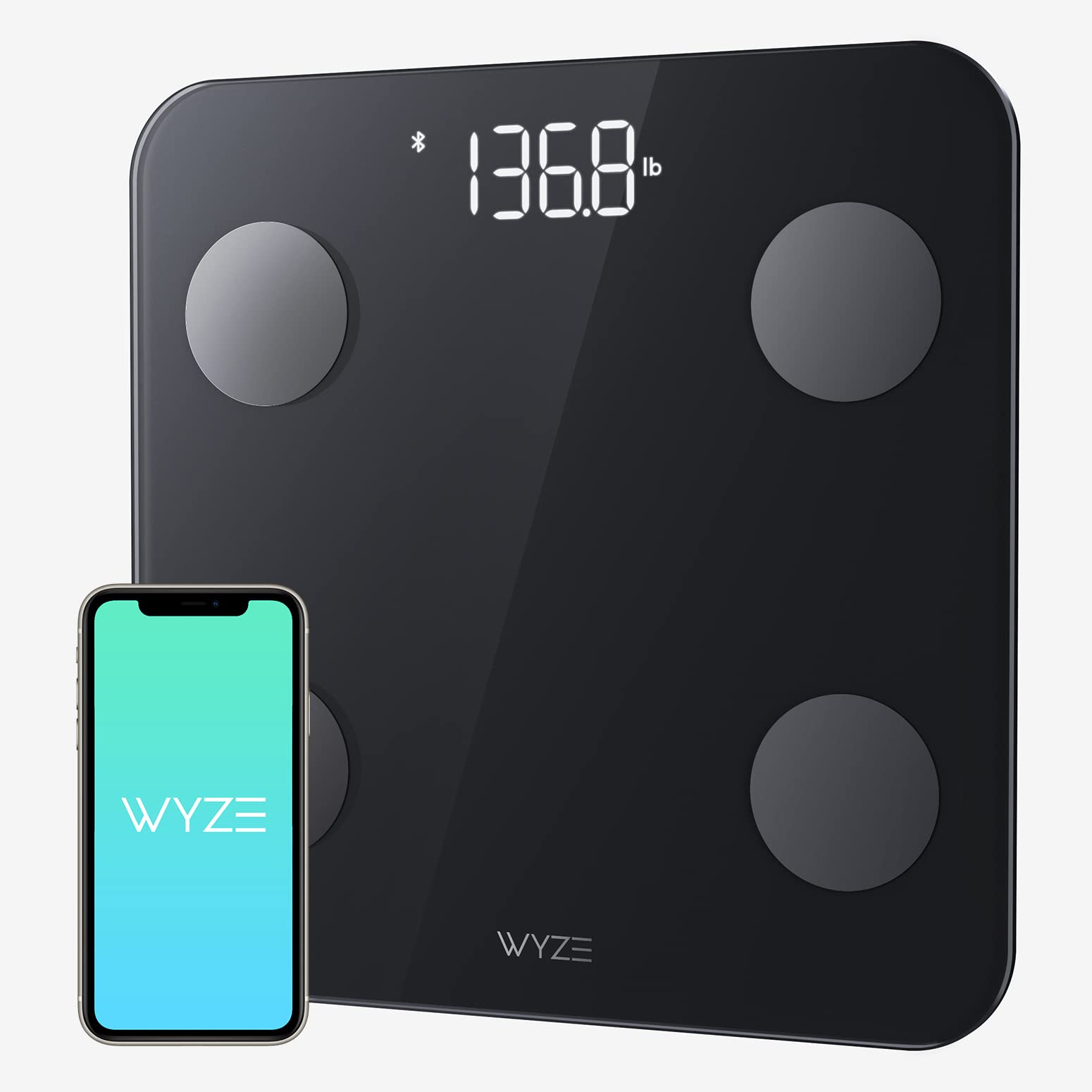 Wyze Smart Scale for Body Weight, Digital Bathroom Scale for Body Fat ...