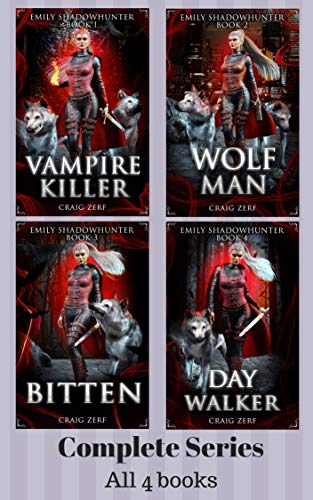 Emily Shadowhunter - Box Set: All 4 books: A Vampire, werewolf ...