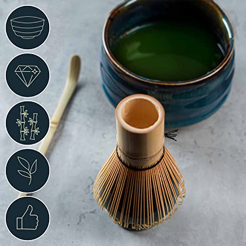 Original Matcha Tea Set Deluxe with Matcha Bowl, Bamboo Broom, Broom ...