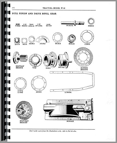 Mccormick Deering W40 Tractor Parts Manual: unknown author ...