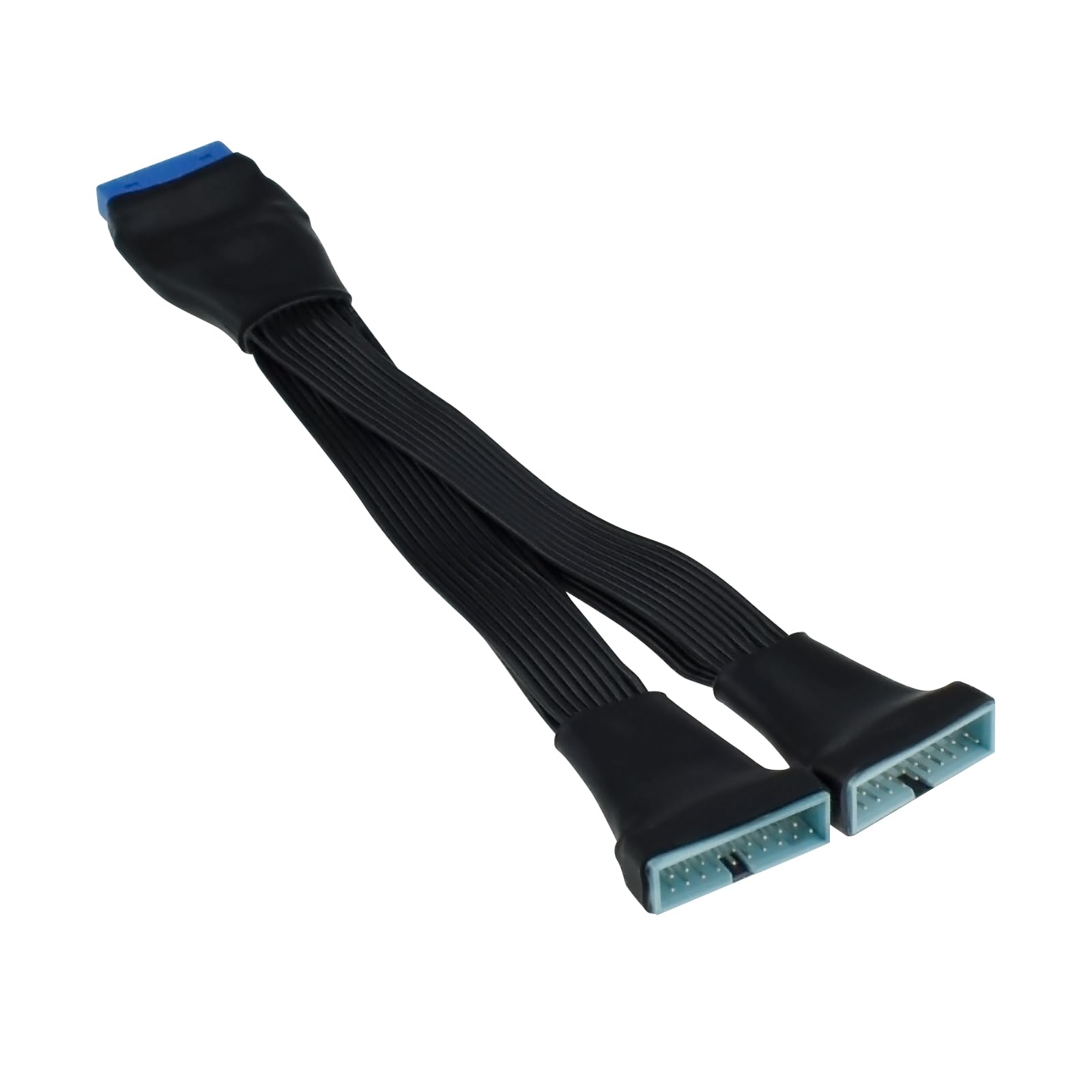 Amazon.com: UBANU USB 3.0 Header Splitter Extension Cable, 19/20 Pin 1 ...