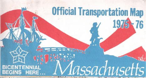 Massachusetts Official Transportation Map, 1975 - 76: Massachusetts ...