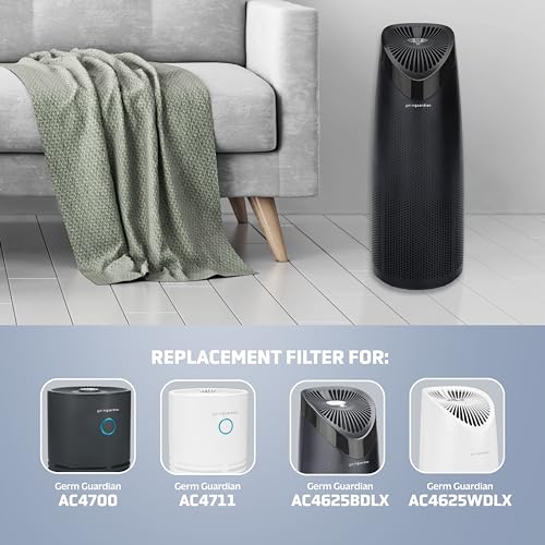 GermGuardian Filter M HEPA Pure Genuine Air Purifier Replacement Filter ...
