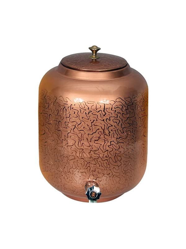 GOODGRIEF Copper Container 10 Ltr Copper Tank Copper Water Dispenser ...