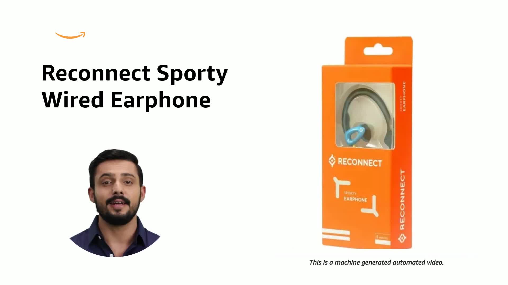 Watch Reconnect Sporty Wired Earphone on Amazon Live