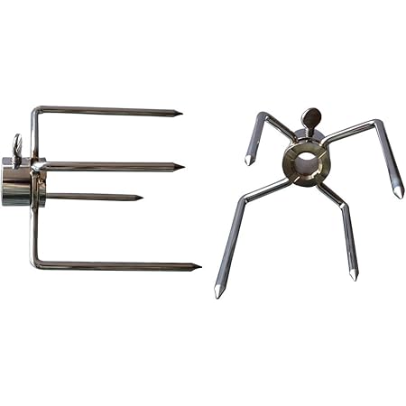 Amazon.com : Onlyfire 6003 Grill Rotisserie Spit Meat Forks(1-Pair ...