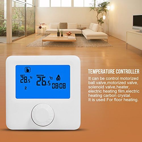 Temperature Controller, 2 Wire Room Thermostat Heating Thermostat ...