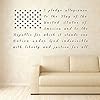 Amazon.com: Large American Flag Wall Art Patriotic Vinyl Decal with ...