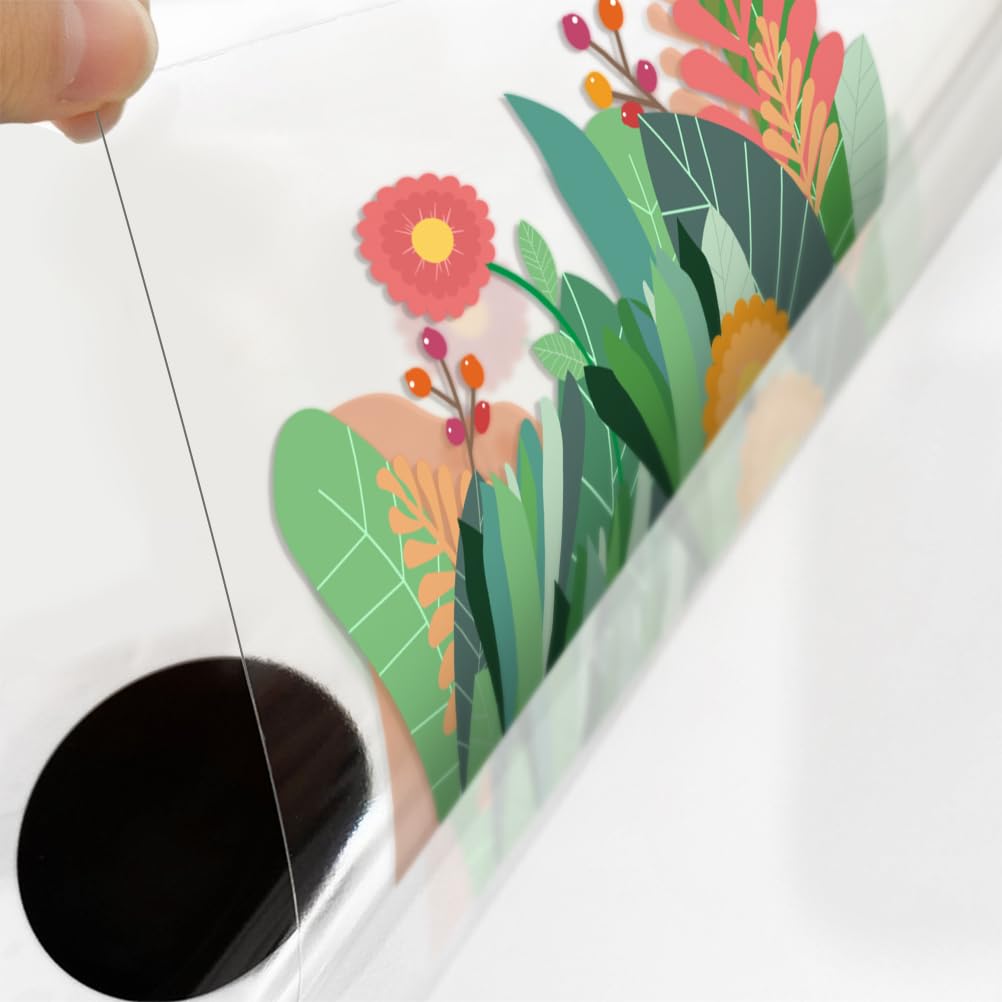 TMBMLPP 20 Sheets A4 Inkjet Vinyl Sticker, A4 Transparent Vinyl Glossy ...