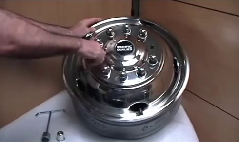 Watch Pacific Dualies 43-1608 Polished 17 Inch 8 Lug Stainless Steel ...