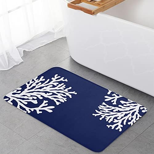 Amazon.com: Coral Navy Blue Nautical Coastal Ocean Theme Marine ...