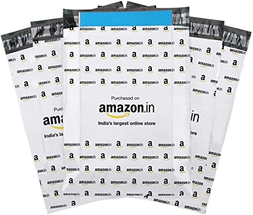 INR® Amazon Printed packing bag 8x10 inch (Pack of 50), Pouch with POD ...