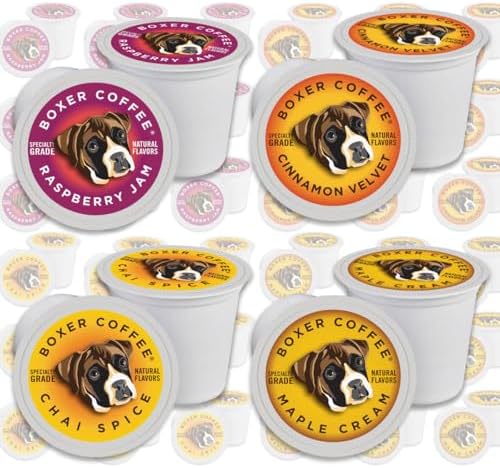 Amazon.com: Boxer Coffee 52ct Decaf Vanilla Bean – Naturally Flavored ...