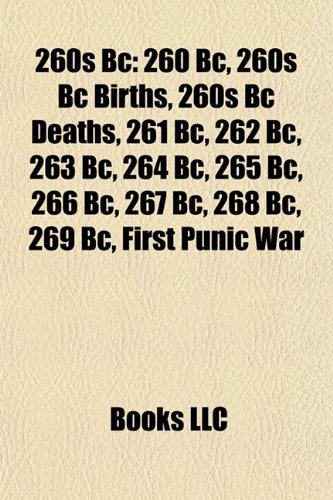 『260s BC:BC, 260s BC Births, 260s BC Deaths, 261 BC, 262 BC, - 読書メーター