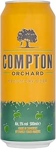 Compton Orchard Medium Dry Cider 500ml : Amazon.co.uk: Grocery