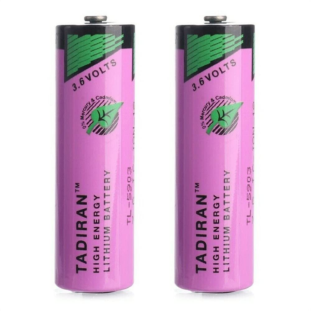 2-Pack AA Lithium 2400mAh 3.6V SL-360PLC/TL-5903 Battery for Tadiran TL ...