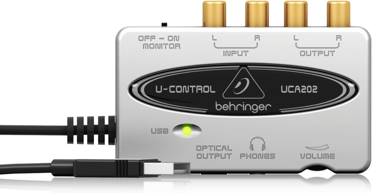 Behringer USB audio interface 2 inputs and four outputs 24bit 192kHz ...