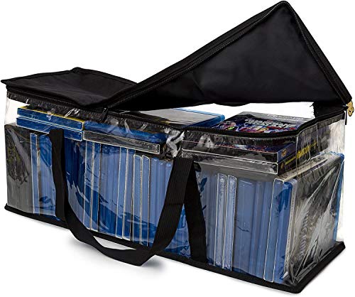 Set of 2 DVD Storage Bags (Holds 40 DVD's Each - 80 Total!). Convenient ...