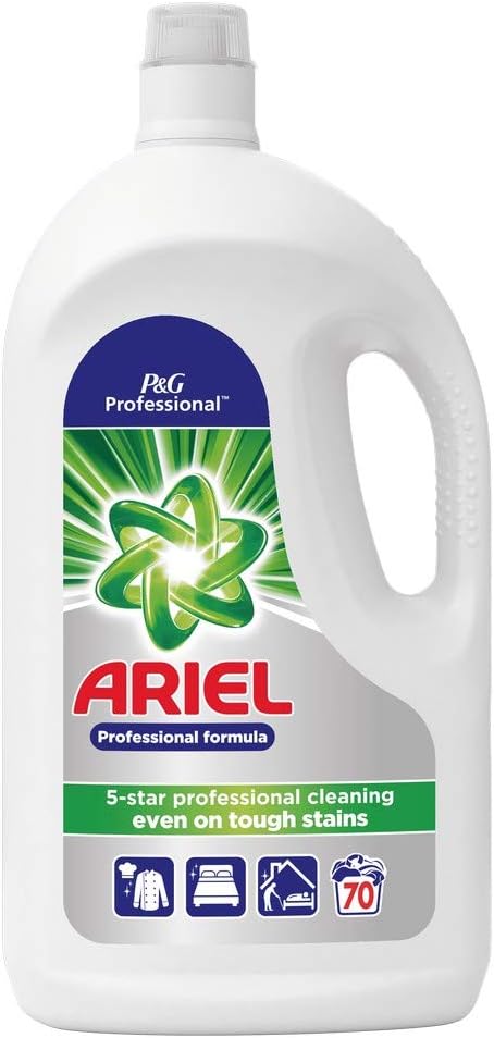 Ariel Professional Classic Laundry Detergent, Pro Liquid Formula 70 ...