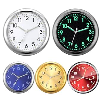 5 Car Clocks For Dashboard - Quartz Clock For Car | Stick On Clock For ...