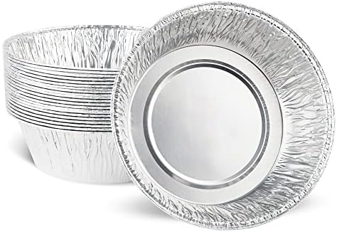 Amazon.com: PLASTICPRO 10'' Inch Round Tin Foil Pans Disposable ...