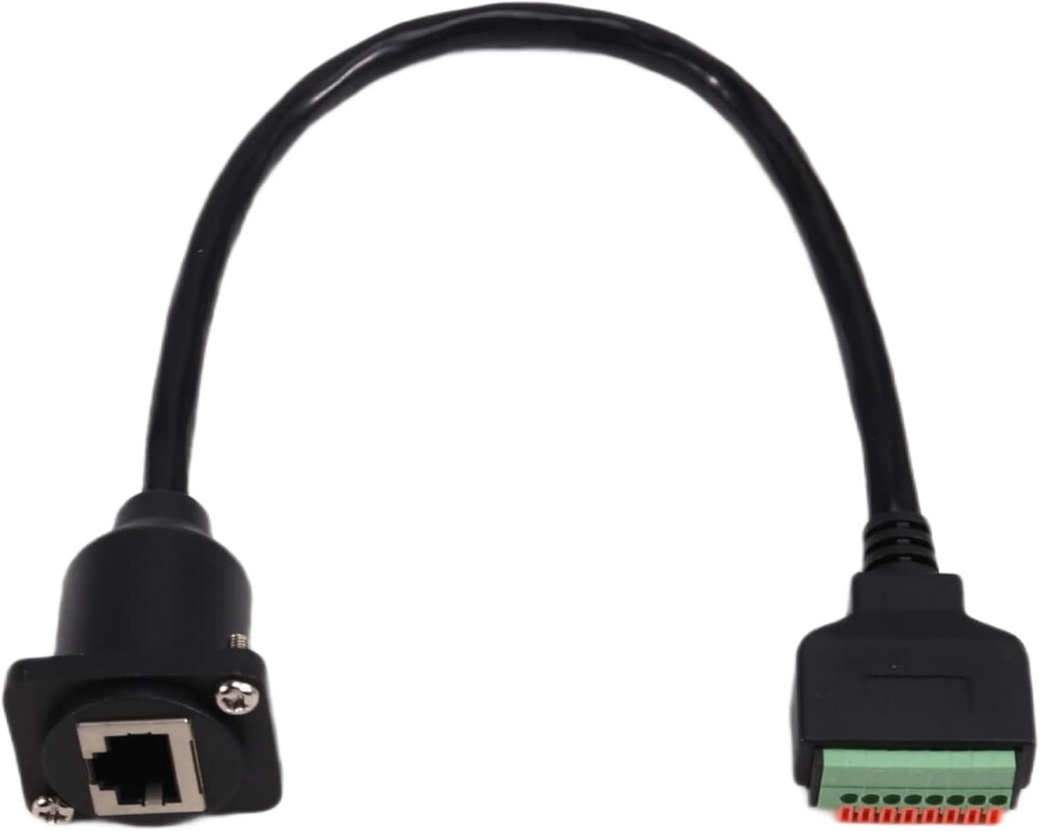 Damavat RJ45 8P8C Female Panel Mount Cable to Spring Terminal for ...