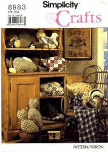 Amazon.com: Simplicity 8983 Crafts Sewing Pattern Animal Pillows : Arts ...