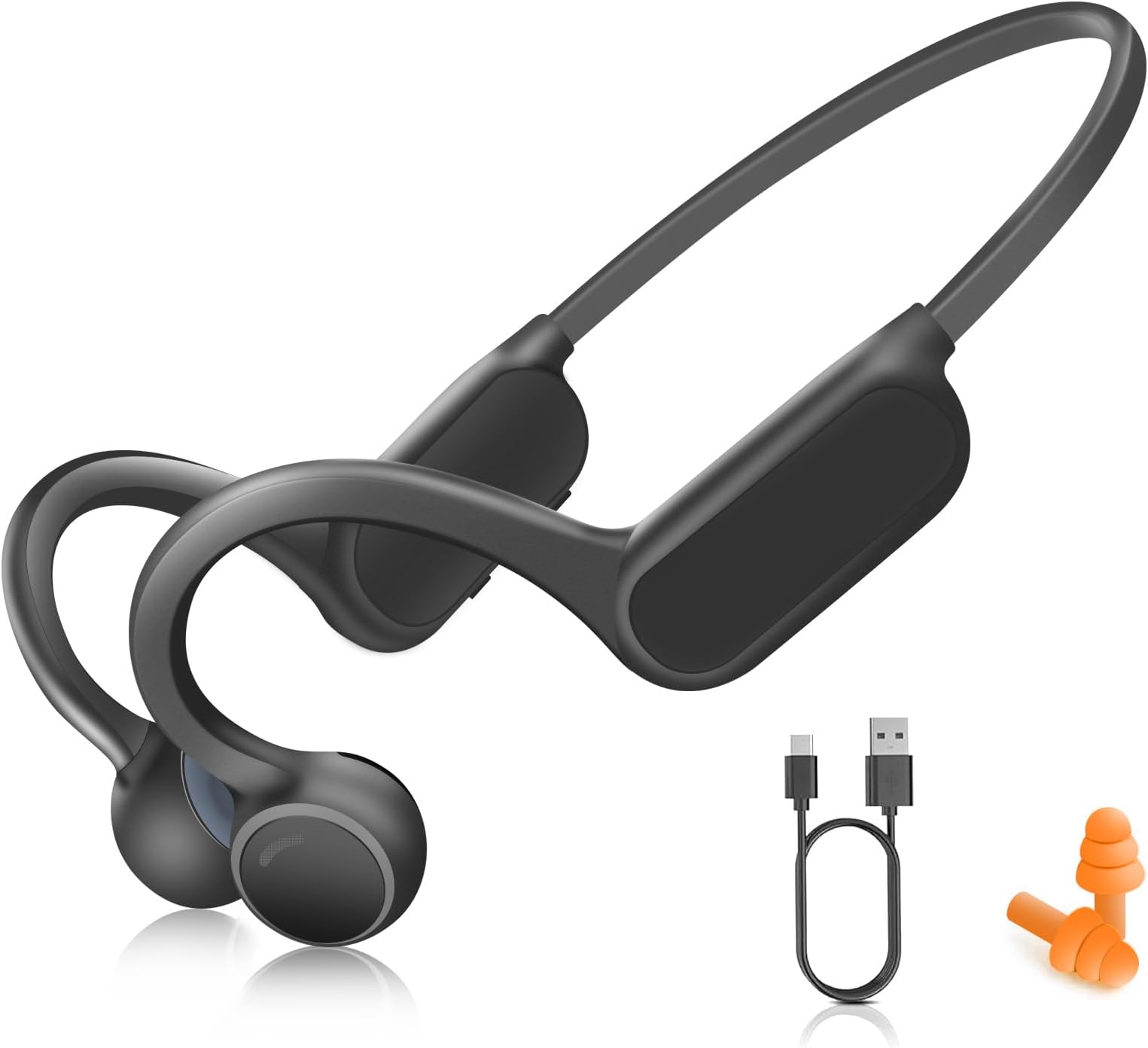 Amazon.com: Bone Conduction Headphones Bluetooth, Open Ear Headphones ...