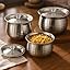 Buy Expresso Steel Handi Set Copper Bottom Handi Set with Lid ...