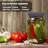 Amazon.com: Kinggrand Kitchen Silicone Fermenting Lids Waterless ...