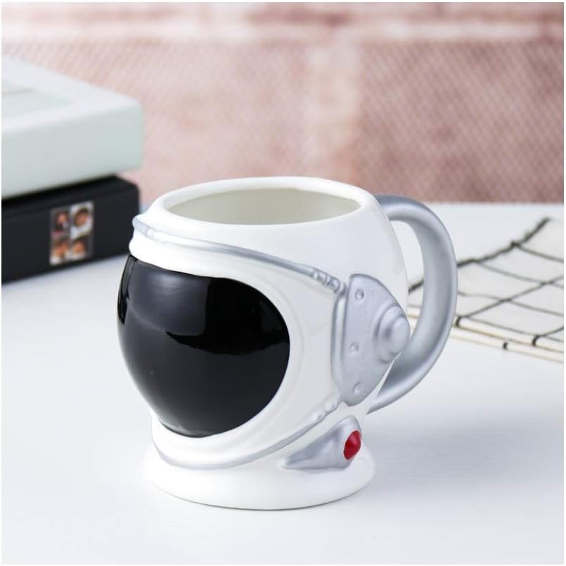 NEWBEER Coffee Mugs Ceramic Astronaut Helmet Cups Funny Tea Cups for ...