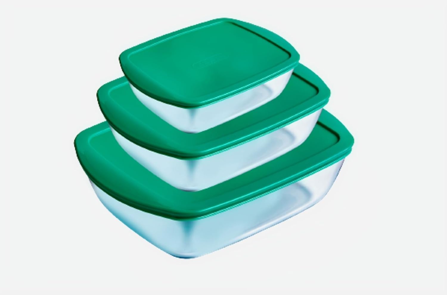 Amazon.com: Pyrex Cook and Store Set of 3 Rectangular Glass Food ...
