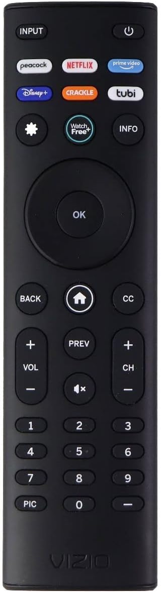 Amazon.com: Vizio Remote (XRT140) with Vudu/Netflix/Prime/Disney/Hulu ...
