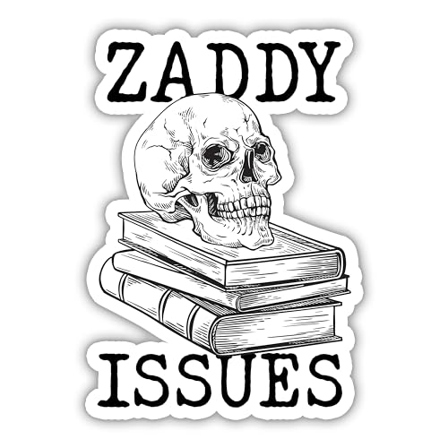 Milleyz Zaddy Issues Sticker, Haunting Adeline Book Sticker, Reading ...