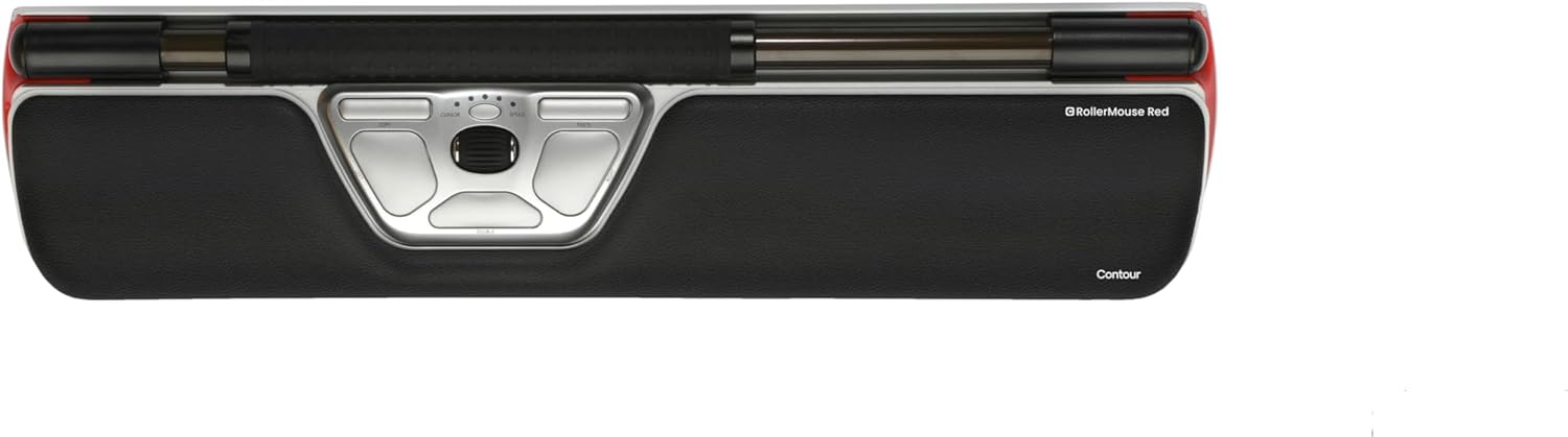 Contour Design RollerMouse Red Ergonomic Mouse with Extended Memory ...