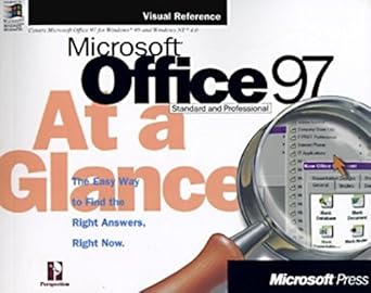 Microsoft Office 97 at a Glance: Steve Johnson: 9781572313651: Amazon ...