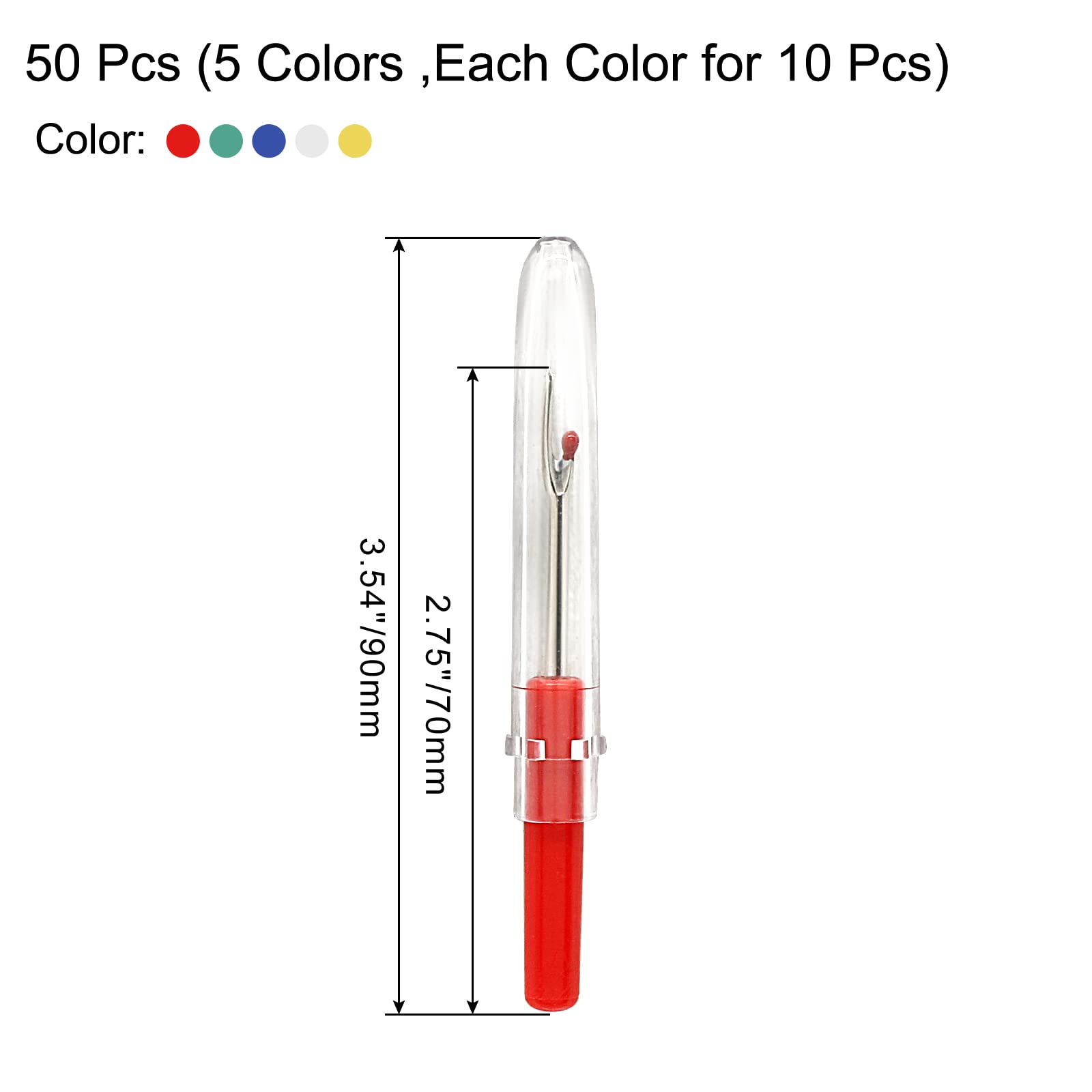 Snapklik.com : Suiwotin 50pcs Seam Rippers Thread Remover, Small Seam ...