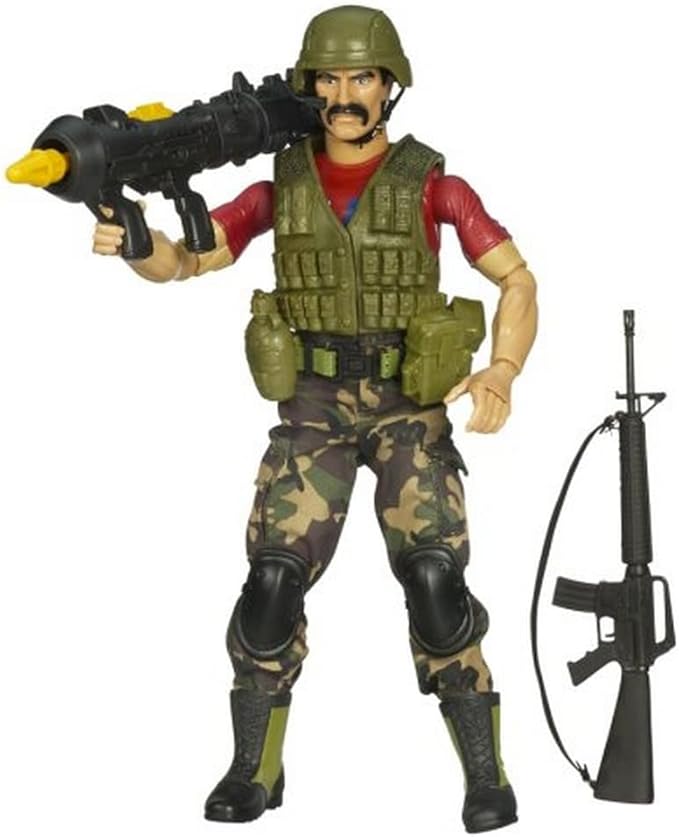 Amazon.com: Hasbro GI Joe 12 INCH Military Figure - Bazooka : Toys & Games