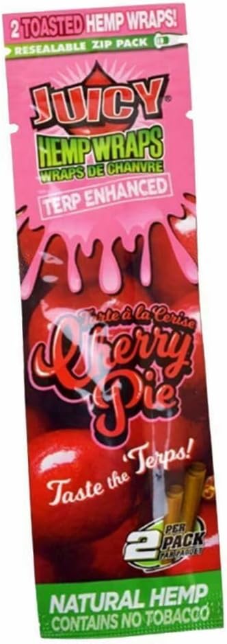 Amazon.com: Juicy Jay Cherry Pie Wraps - 1 pack of 2 : Health & Household