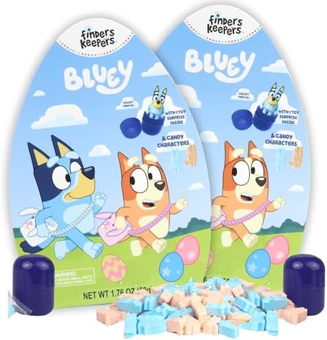 Amazon.com : Bluey Finders Keepers Candy Box with Figurine ...