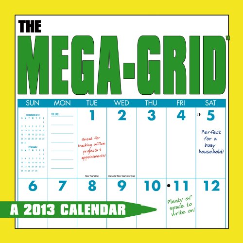 Mega-Grid 2013 Calendar : Zebra Publishing Corp.: Amazon.in: Books