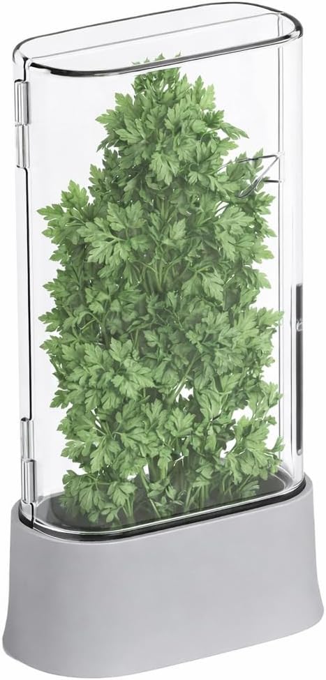 Amazon.com: vacane Herb Keeper for Refrigerator, Fresh Herb Saver Herb ...