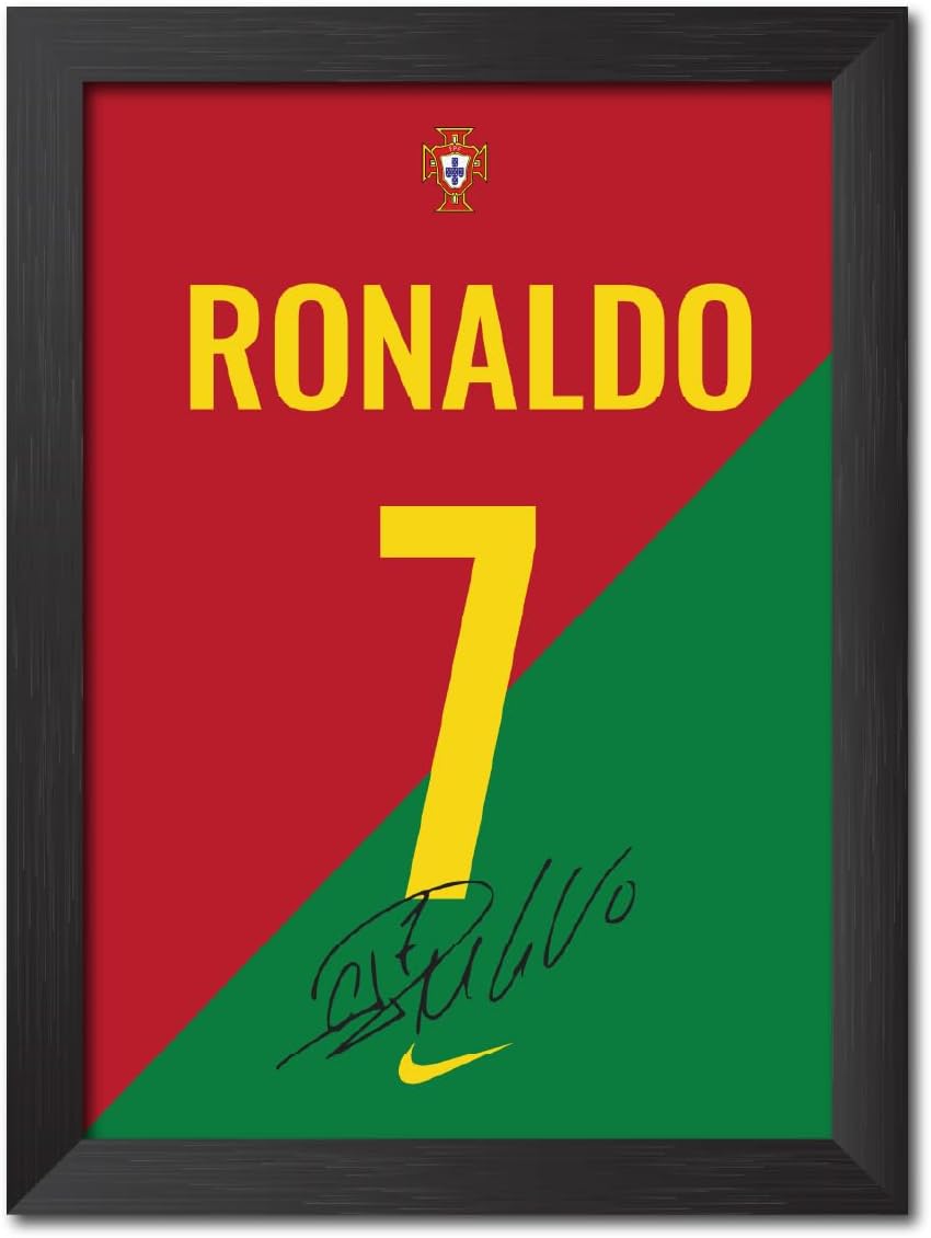 TenorArts Cristiano Ronaldo Poster Portugal No 7 Jersey Laminated Photo ...