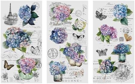 Rub on Transfers for Crafts and Furniture | 3 Design Sheets 6”x 12 ...